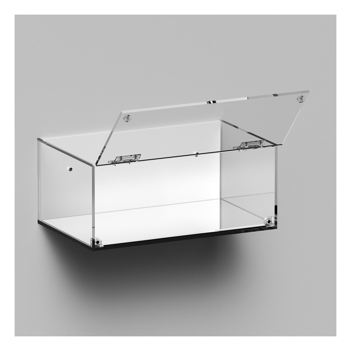 Personalizzabile - Teca espositiva in plexiglass da parete con ...